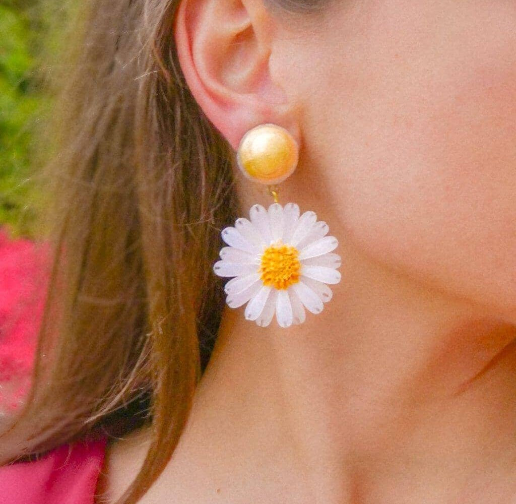 Shop Daisy white costume jewelry at Ciléa Bijoux | Ciléa Bijoux